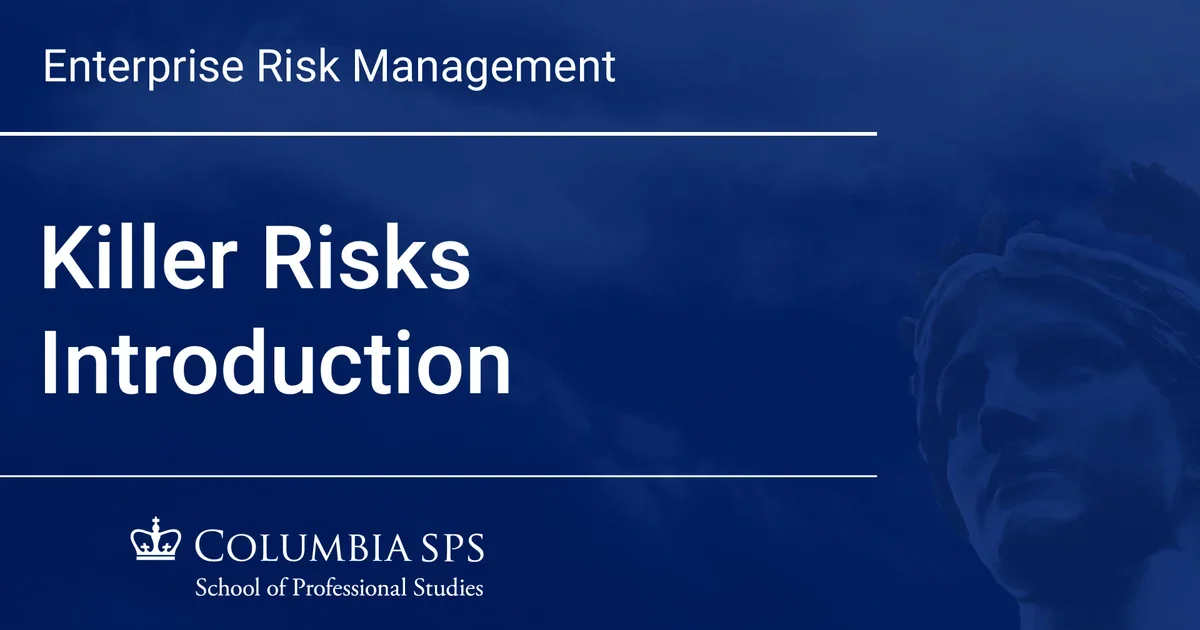 Academics | Master's Degrees | Enterprise Risk Management Preview ERM ...