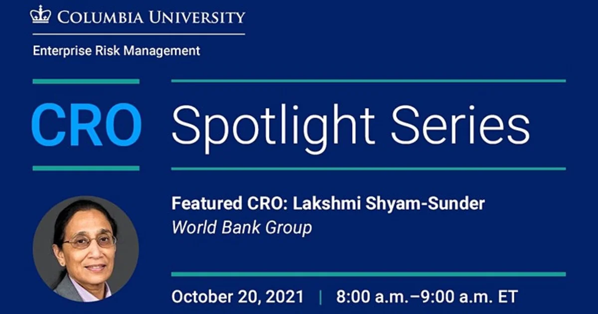 CRO Spotlight Series: Lakshmi Shyam-Sunder | Columbia University School ...