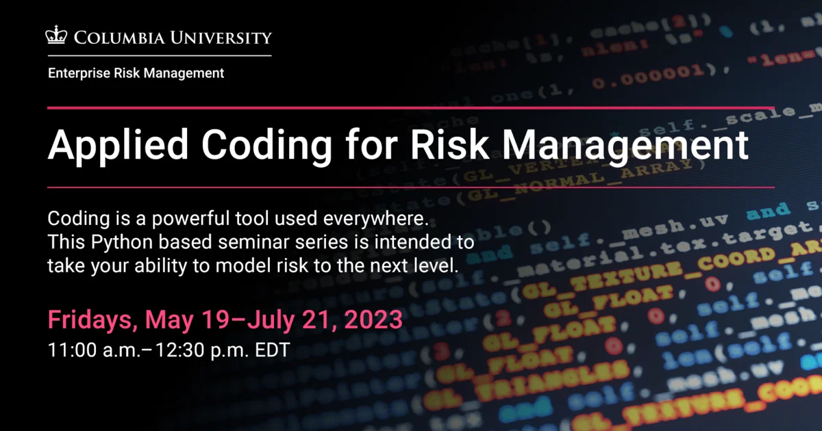 Applied Coding for Risk Management: OOP and Games 2 | Columbia ...
