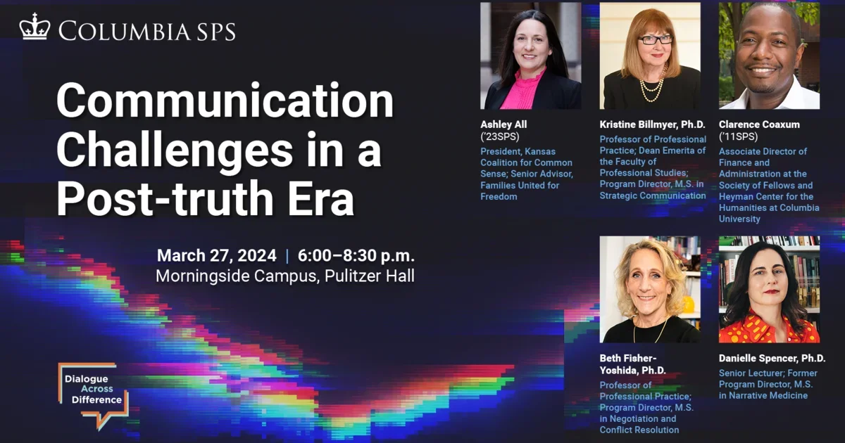 Dialogue Across Difference: Communication Challenges in a Post-truth ...