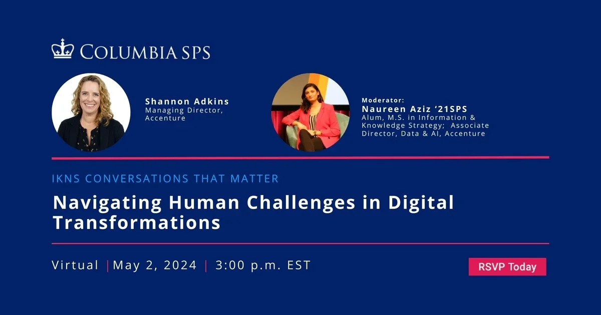 IKNS Conversations That Matter: Navigating Human Challenges in Digital ...