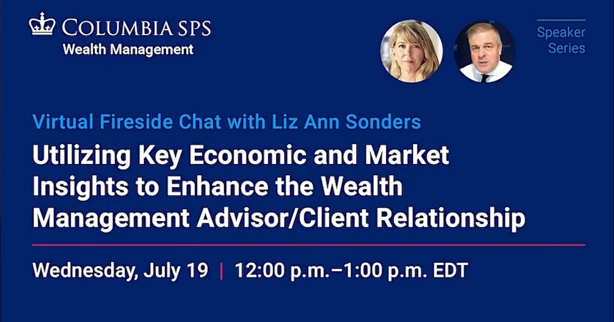 Virtual Fireside Chat with Liz Ann Sonders | Columbia University School of Professional Studies