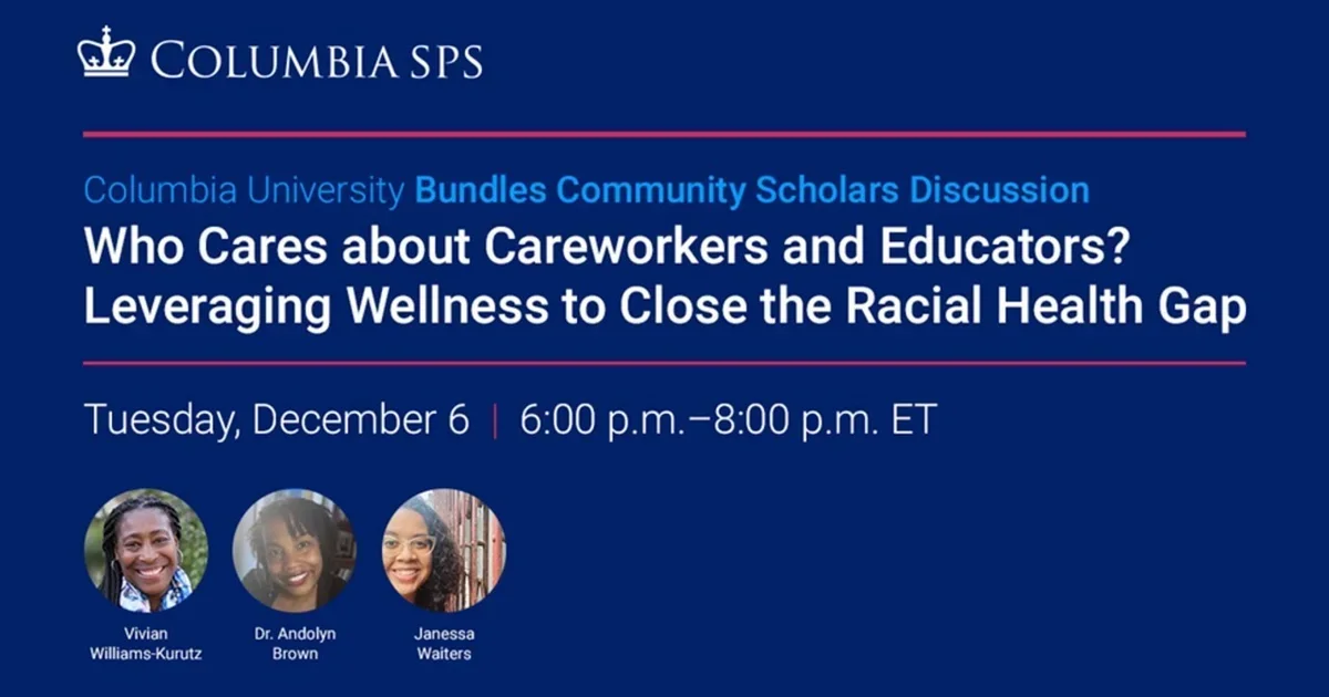 Who Cares about Care Workers and Educators? Leveraging Wellness to ...